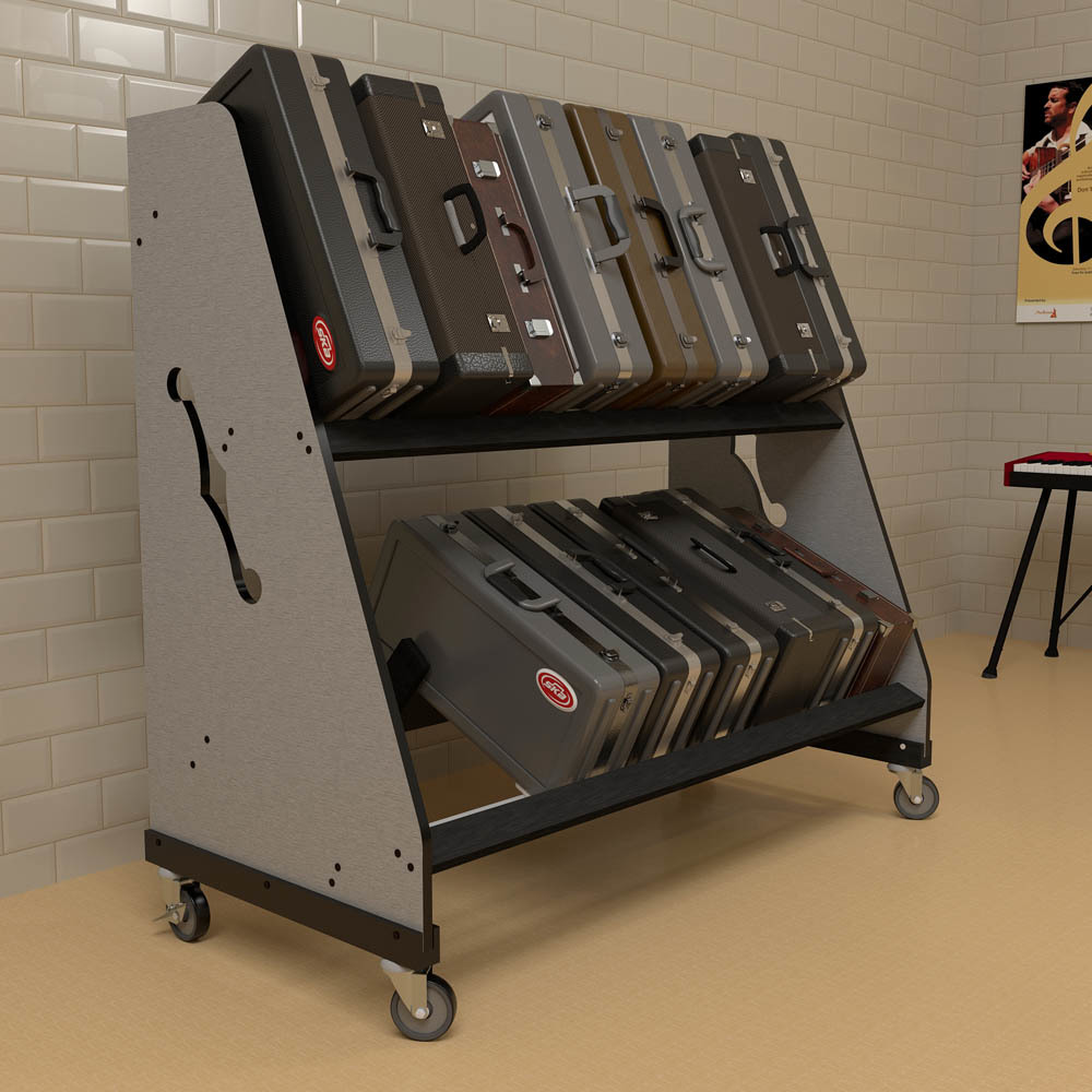The Band Room™ Mobile Trumpet Rack, Instrument Racks: ShopNEMC