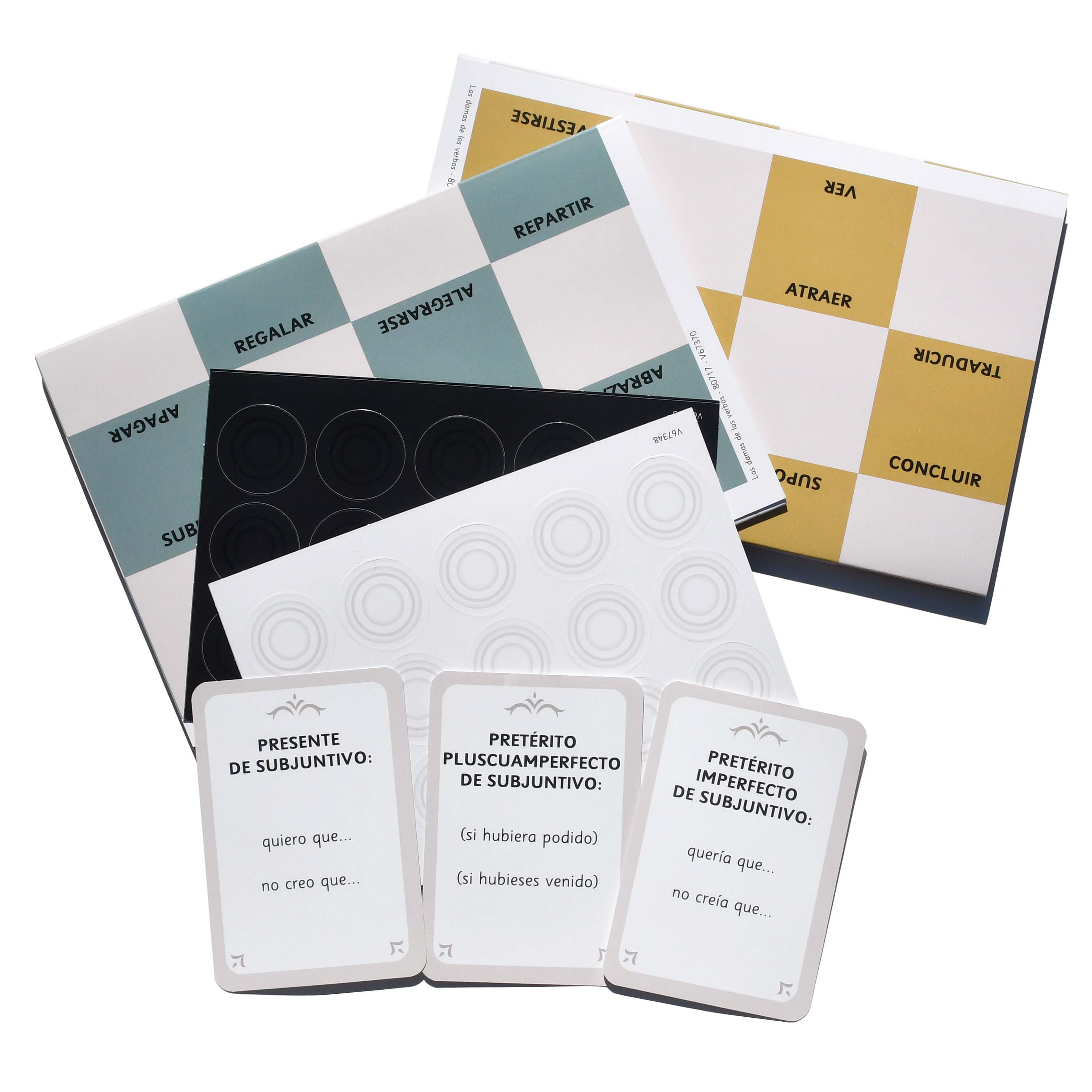 Las Damas de los verbos Spanish Game, Elementary Spanish: Teacher's ...