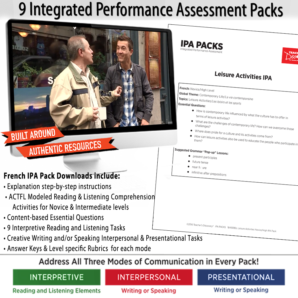 French: IPAs - Teacher's Discovery